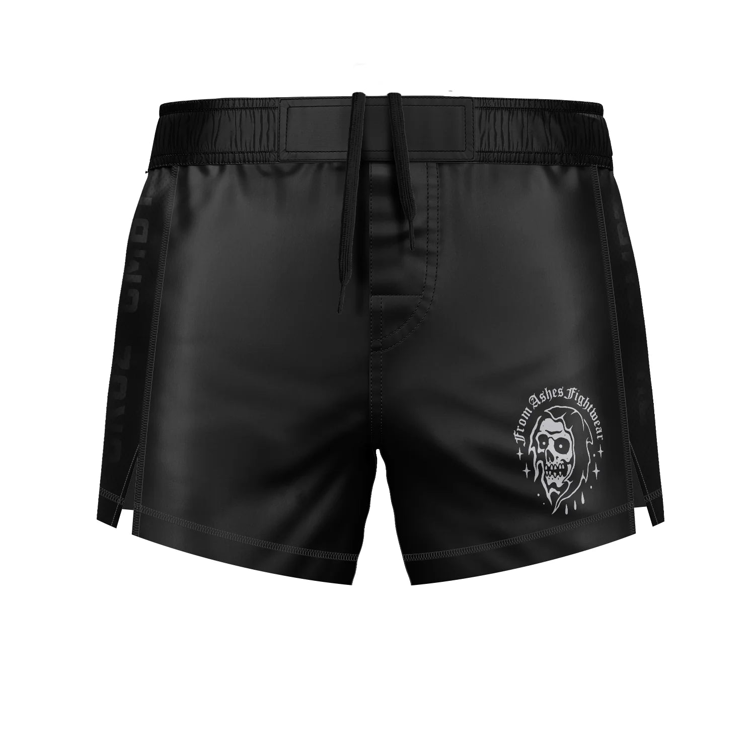 Women's Memento Mori High-Waist Fight Shorts – From Ashes Fightwear